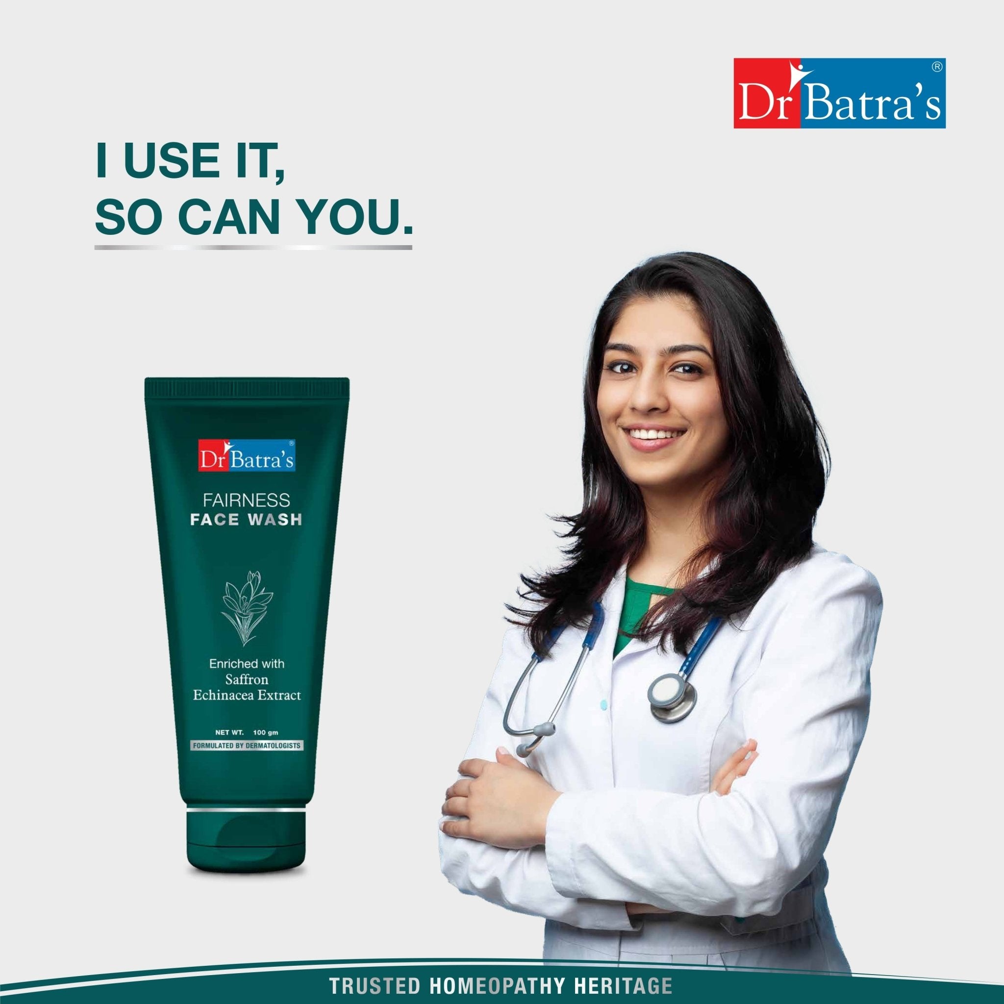Dr Batra's Fairness Face Wash Enriched With Saffron & Echinicea Extrac