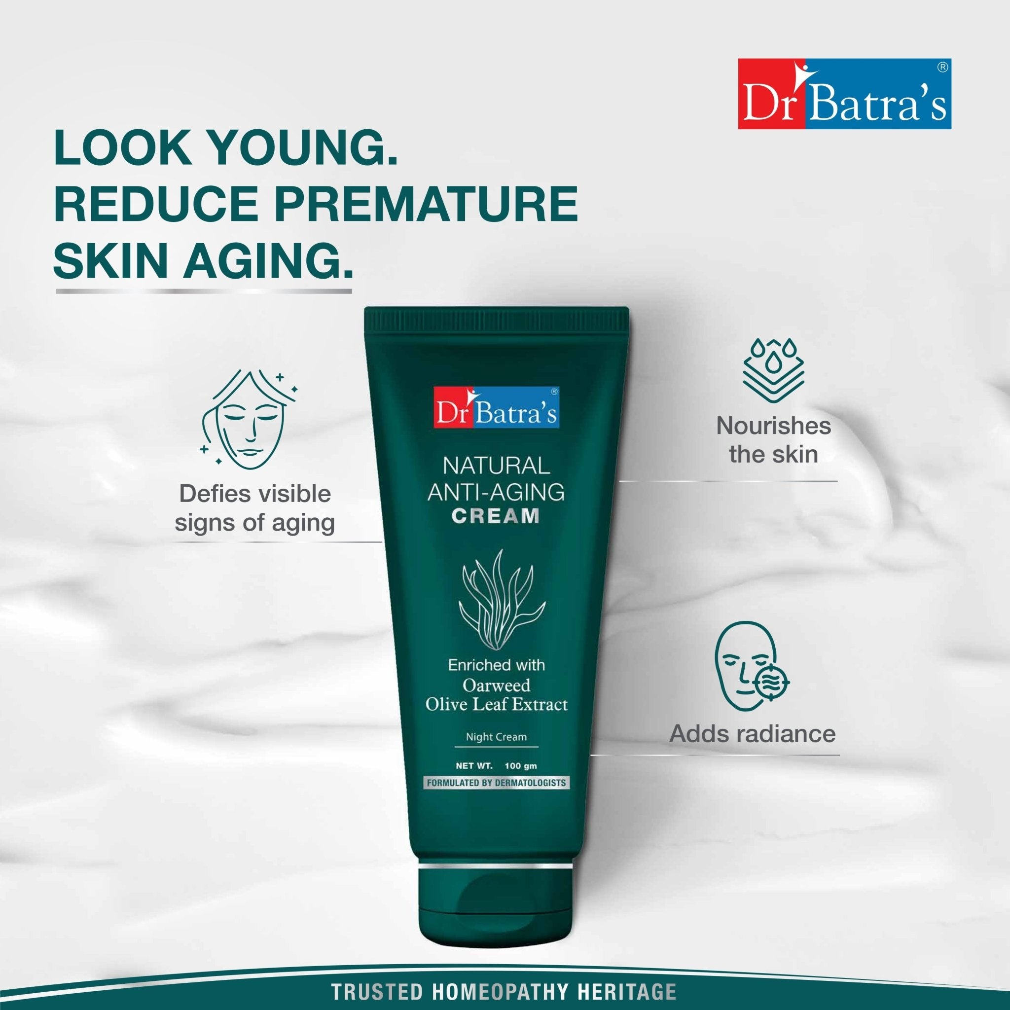 Buy Anti Aging Cream Enriched With Oarweed - Dr Batras – Dr Batra's