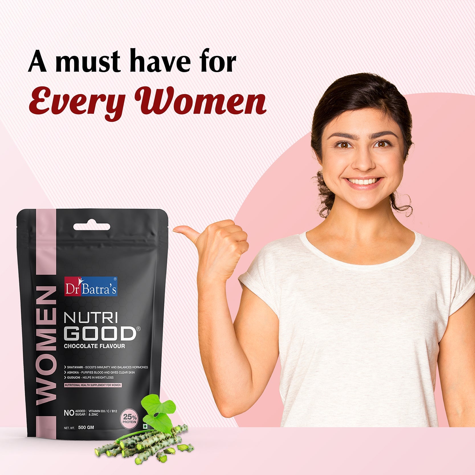 Buy Nutritional Health Protein & Multivitamin for Women | Dr Batra's
